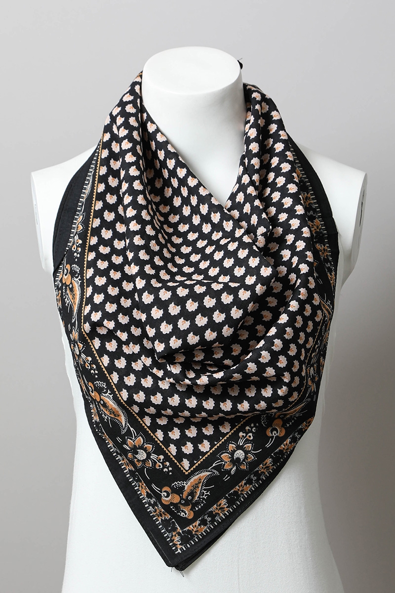 Oversized Luxe Vintage Cotton Bandana Scarf | Leto Wholesale