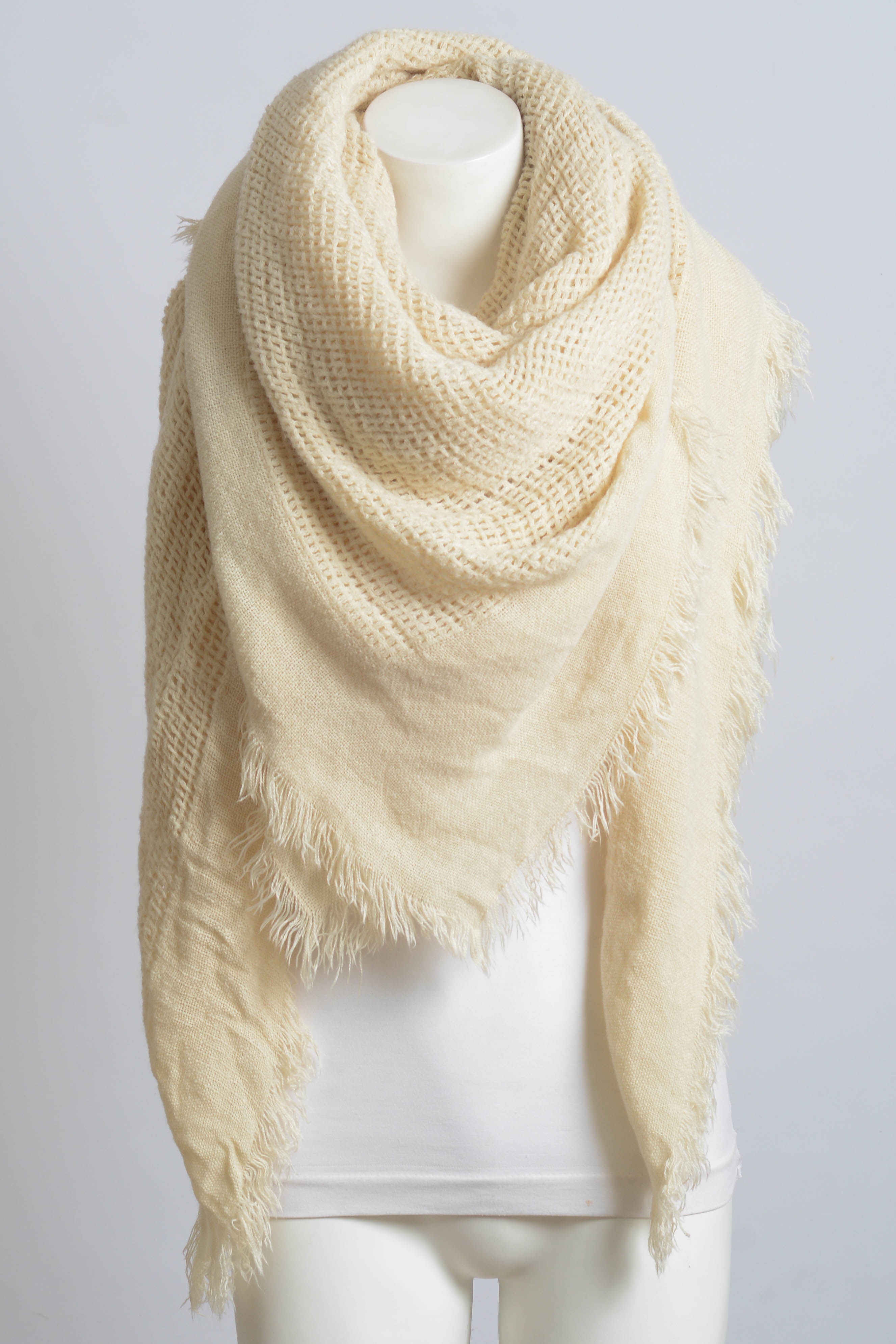 Leto Wholesale Scarfs - Buy Open Weave Square Scarf In Bulk Qty
