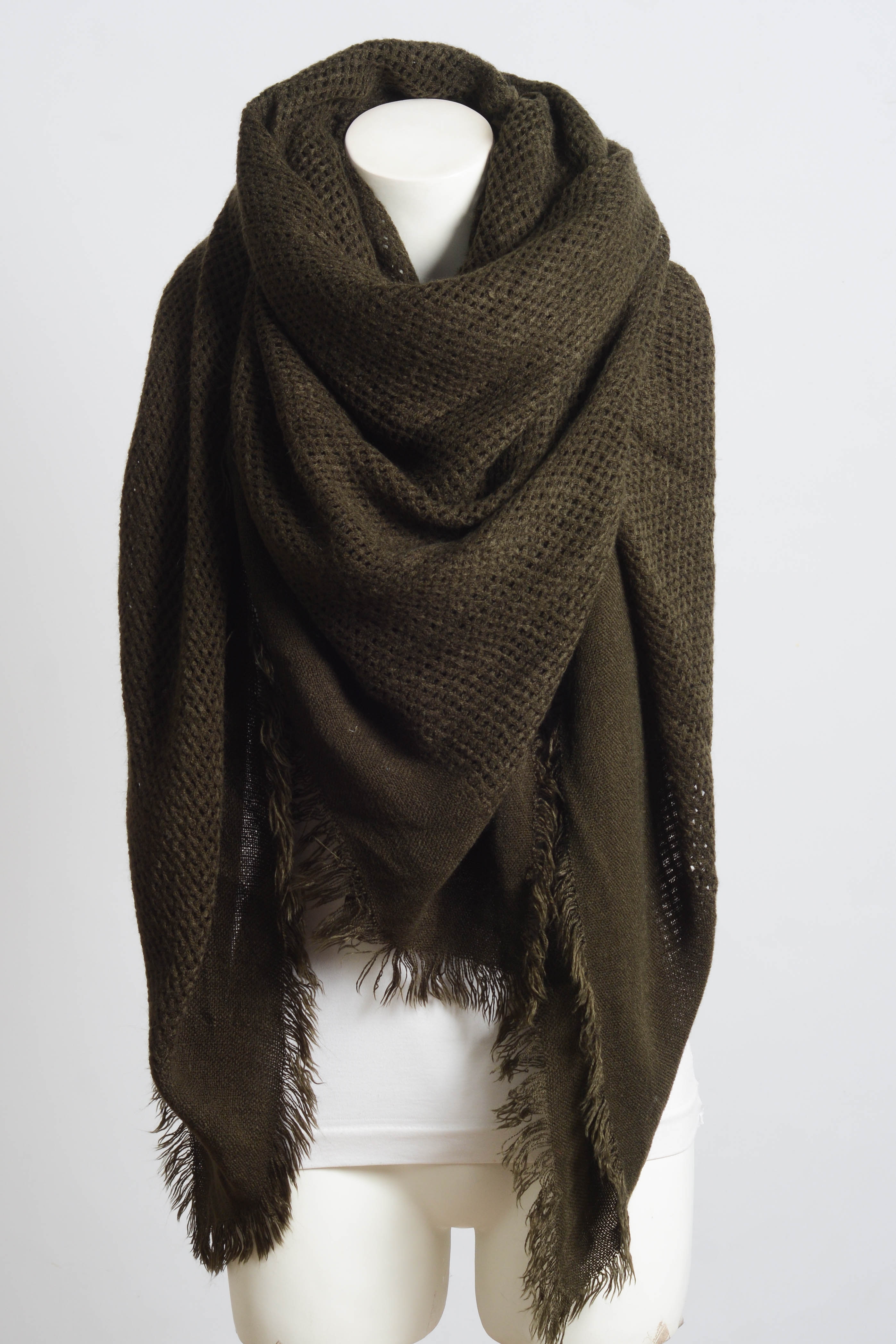 Leto Wholesale Scarfs - Buy Open Weave Square Scarf In Bulk Qty
