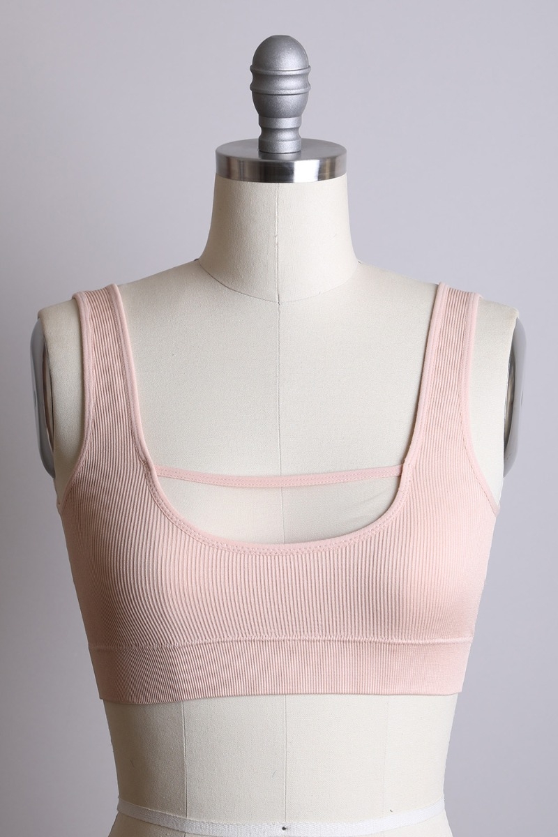 Seamless Window Mesh Bralette | Stylish & Comfortable Lingerie