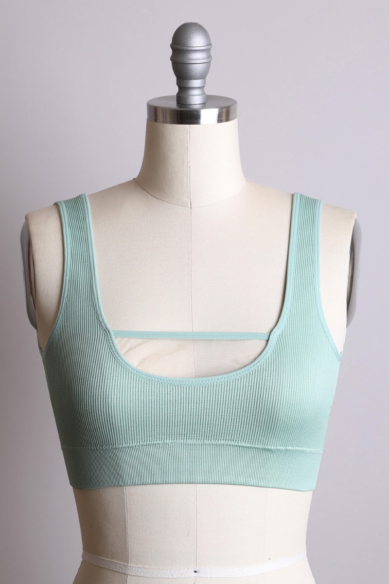 Seamless Window Mesh Bralette | Stylish & Comfortable Lingerie