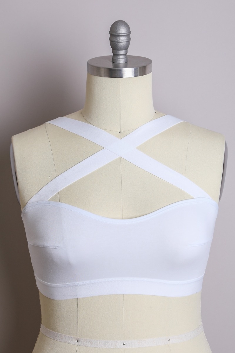 Cross Front Bralette Plus Size | Stylish & Comfortable