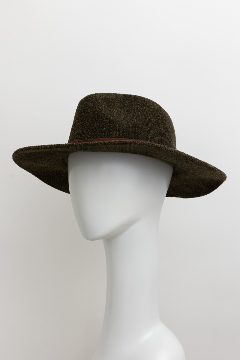 Corduroy Fedora Hats for Fall: Transitional Hats in Black and Olive