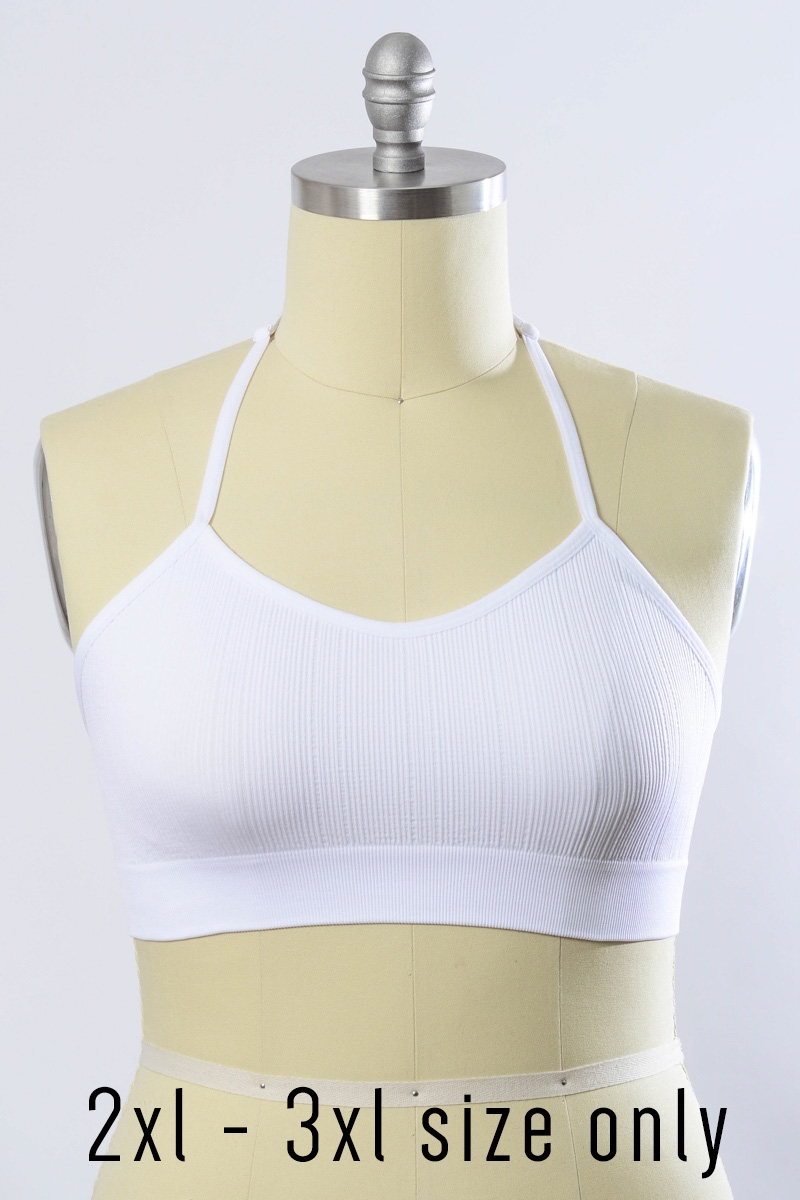 Leto Wholesale - Buy Tattoo Mesh Plus Size Bralette Bra In Bulk Qty